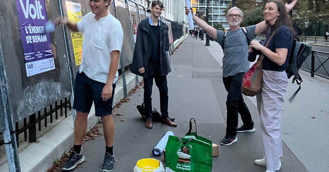 A Paris, nos candidats en campagne – Volt France