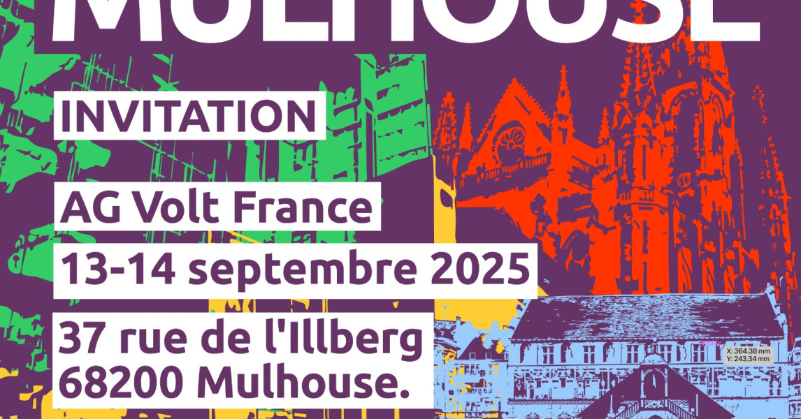 Assemblée Générale Volt France 2025 à Mulhouse : le samedi ! – Volt France